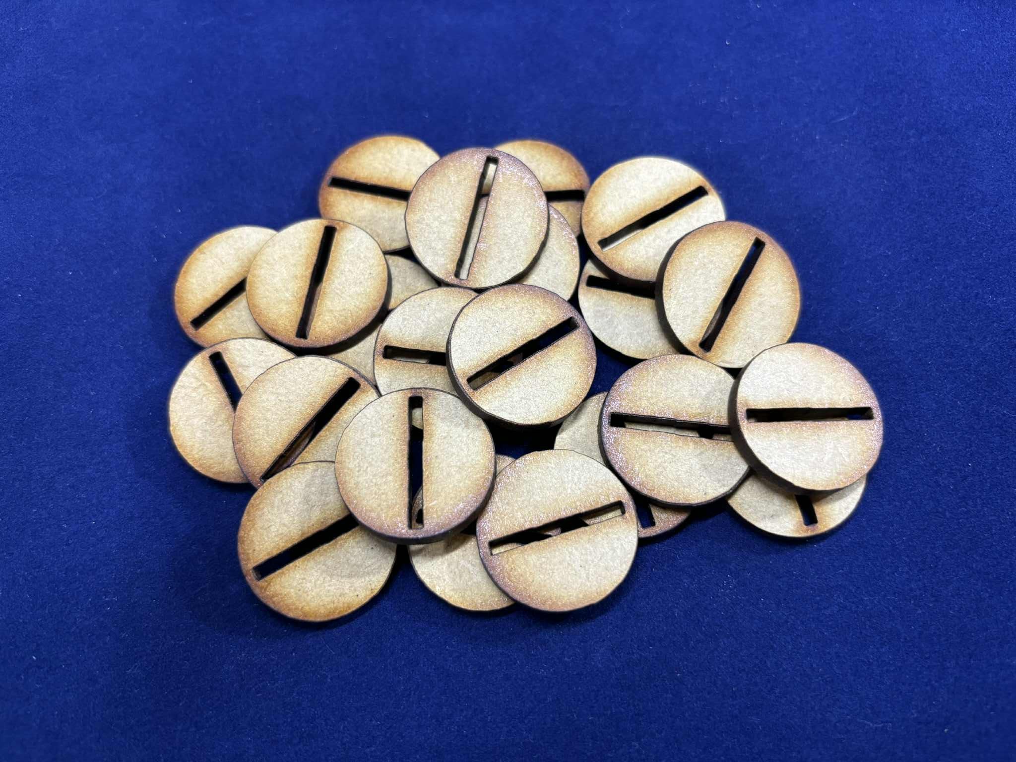 Round Slotta Slotted Bases | Atomic Laser Cut Designs