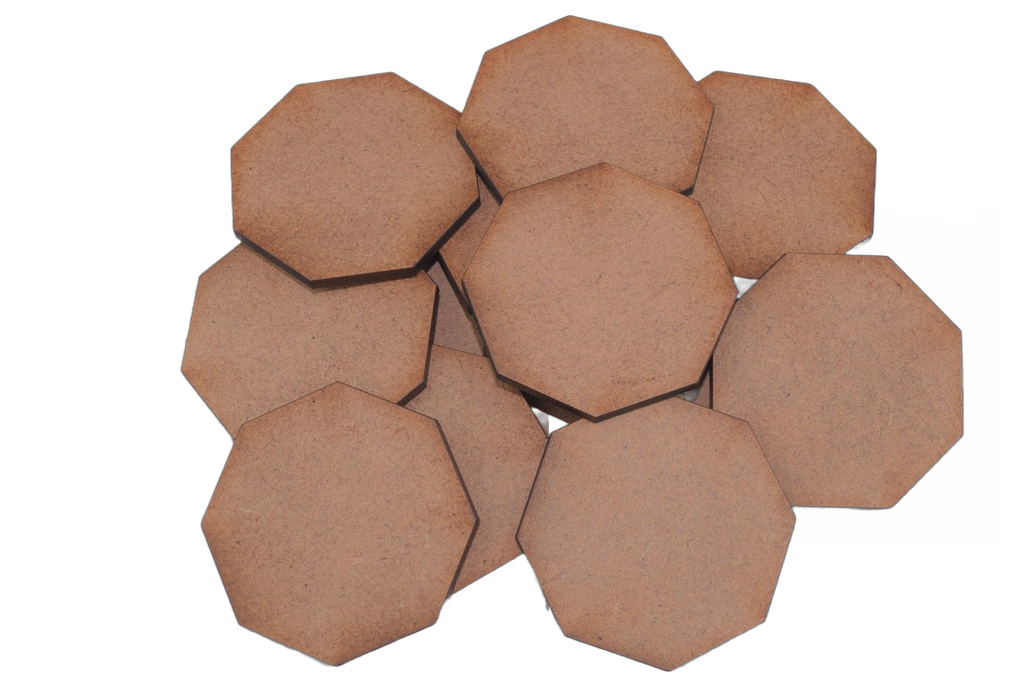 Octagon Bases MDF | Atomic Laser Cut Designs