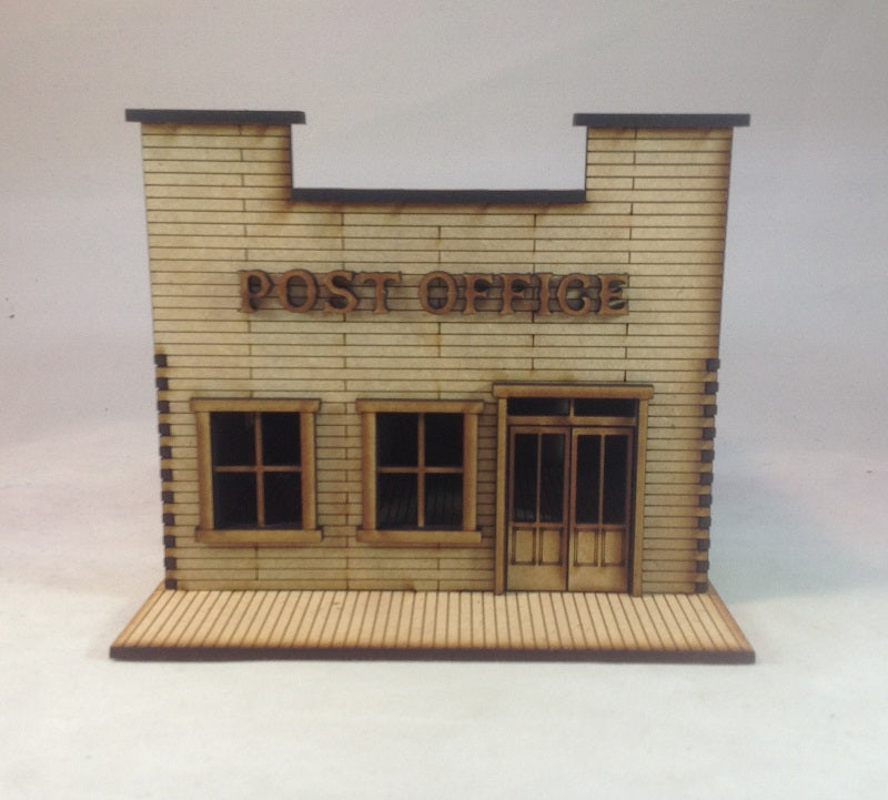 Post Office 28mm Old West Building | Atomic Laser Cut Designs