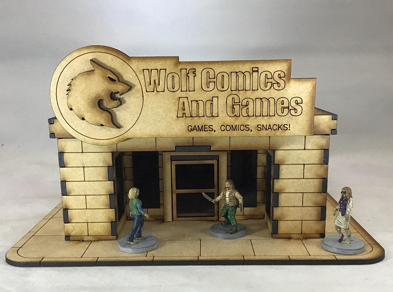 Wolf Comics And Games 28mm MDF Terrain Building | Atomic Laser Cut Designs