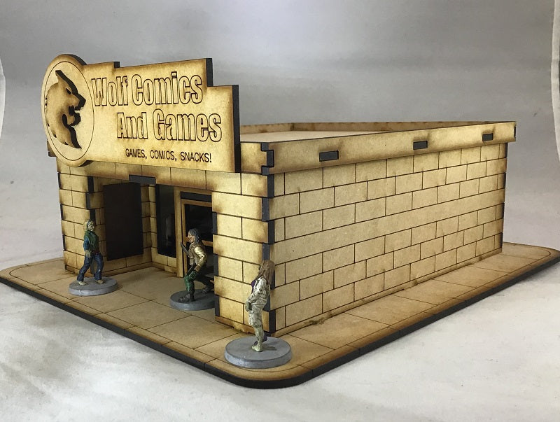 Wolf Comics And Games 28mm MDF Terrain Building | Atomic Laser Cut Designs