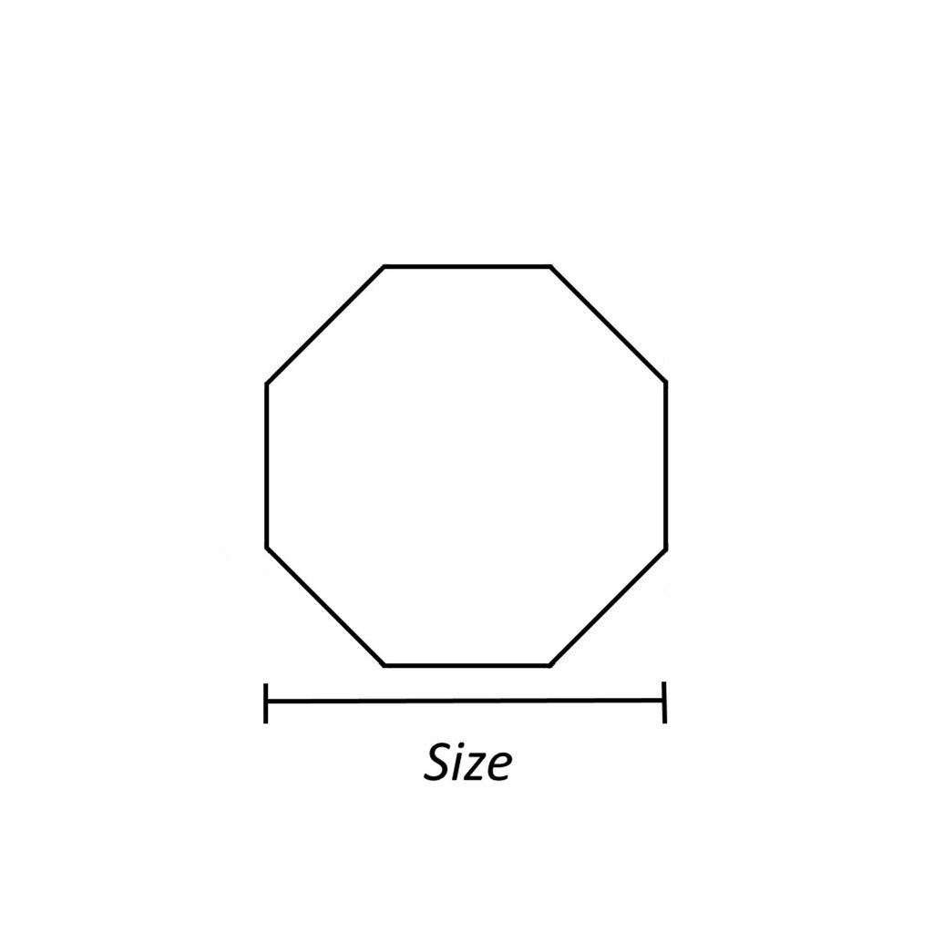 Octagon Bases MDF | Atomic Laser Cut Designs